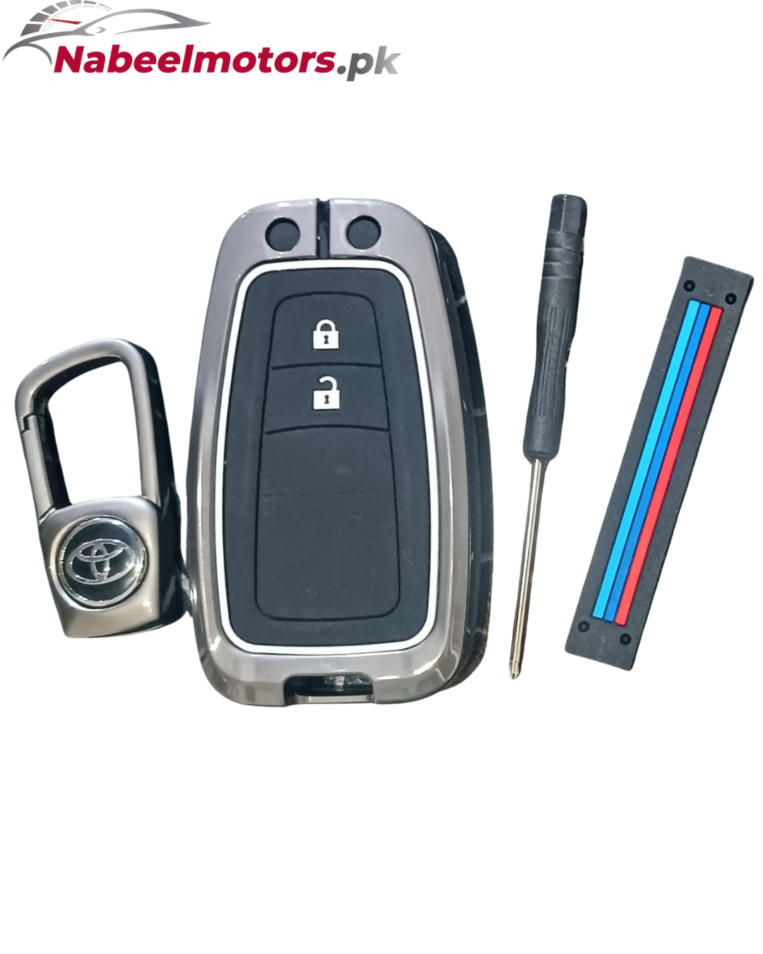 Toyota C-HR Metal Key Cover – Premium Zinc Alloy Car Key Case – Nabeel ...