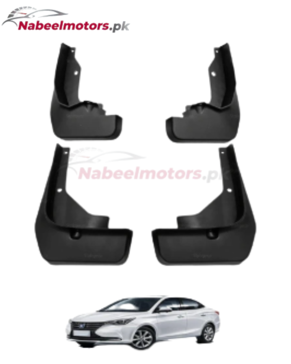 Changan Alsvin Mud Flaps | Durable Splash Guards – Set of 4 – Nabeel Motors