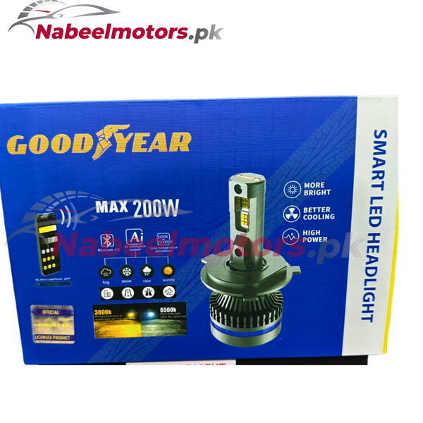 Goodyear Smart LED Headlight 200W | Super Bright Car Headlight – Nabeel ...