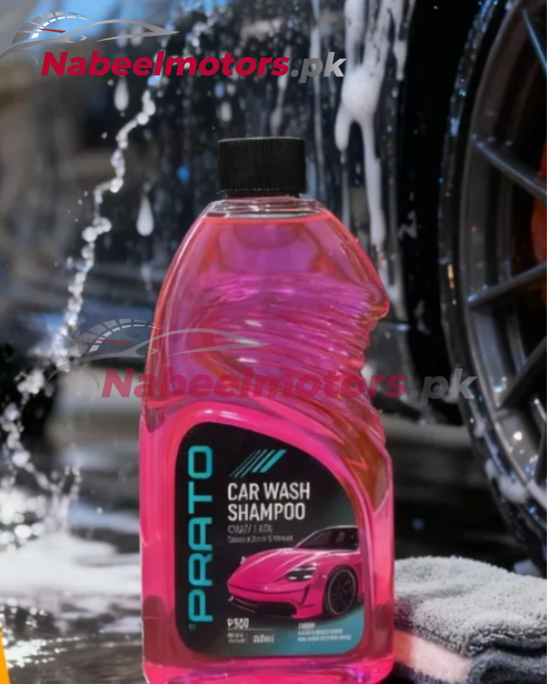 PRATO Car Wash Shampoo – High-Foam Deep Cleaning & Paint-Safe Gloss En ...