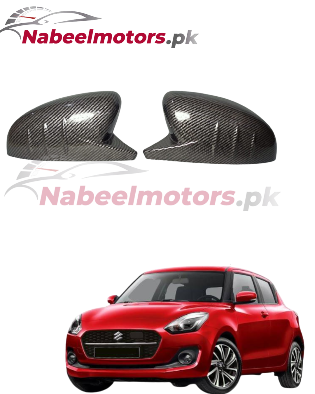 Suzuki Swift 2020 Carbon Fiber Side Mirror Covers – Premium Exterior U ...